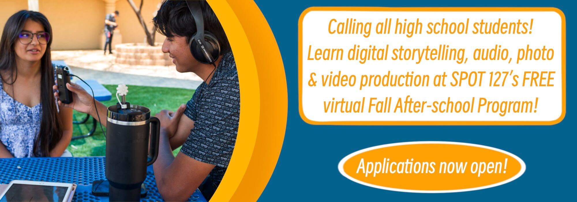 Fall After-school Program | SPOT 127 Youth Media Center